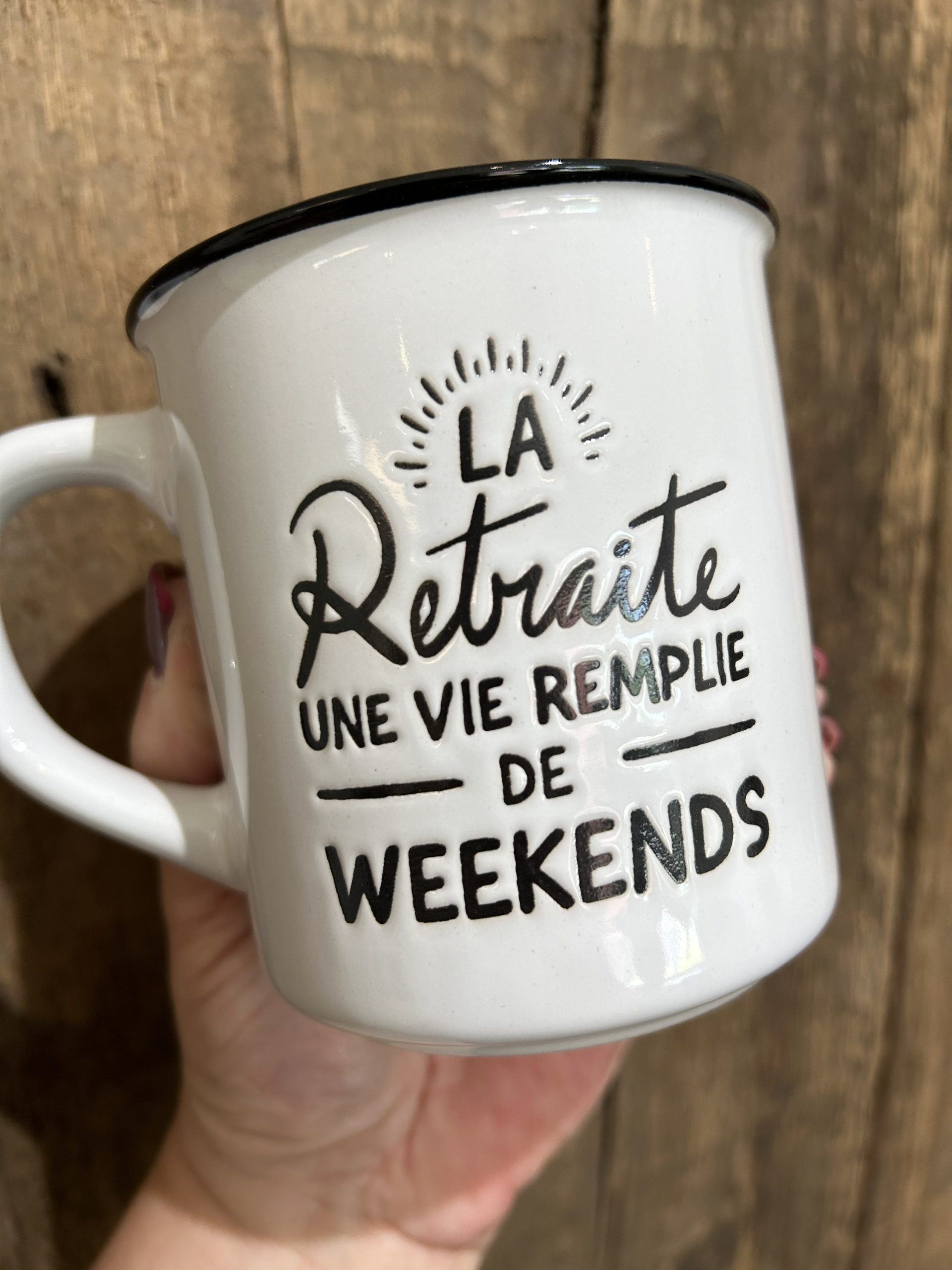 Tasse la retraite une vie remplie de weekends - Boutique Q4